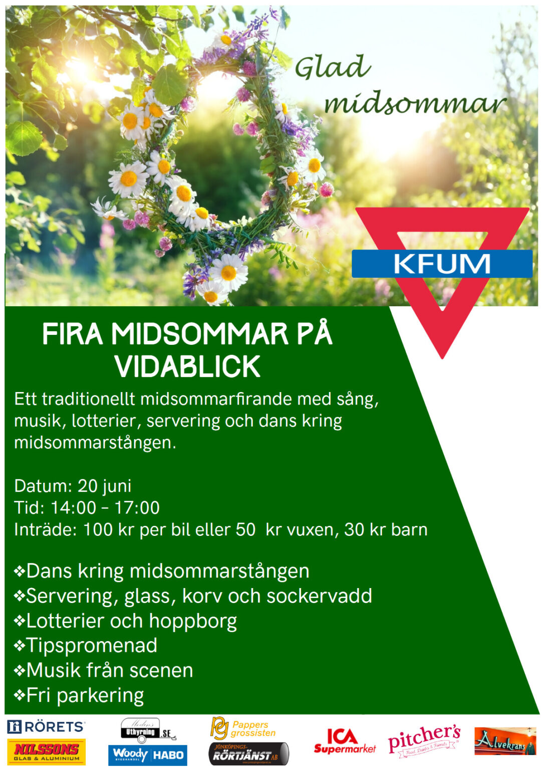 Fira midsommar på Vidablick! - KFUM Jönköping